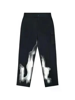 Boggi Milano Joggers In Cotton Blend Scuba B Tech - Black