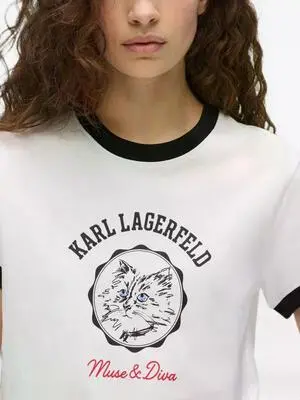 Karl Lagerfeld Ikon Choupette Muse T-shirt