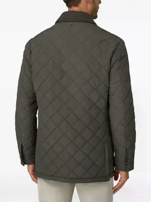 Boggi Milano Peacoat Padded In Technical Fabric