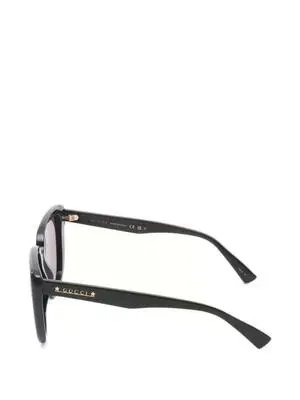 Gucci 2020s Square-frame Sunglasses - Black