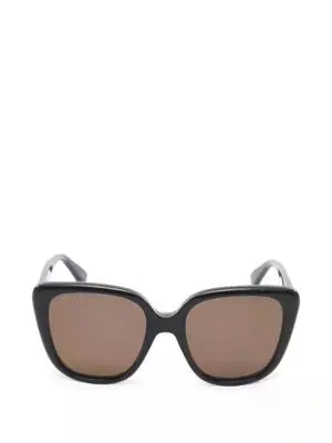 Gucci 2020s Square-frame Sunglasses - Black