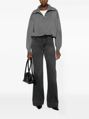 7 For All Mankind Wide-leg Faded Effect Jeans