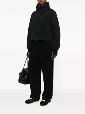 Herno Quilted High-neck Jacket - Black
