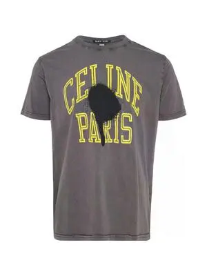 BLACK SCORE Graphic-print T-shirt - Grey