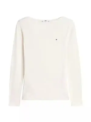 Tommy Hilfiger Boat-neck T-shirt - Neutrals