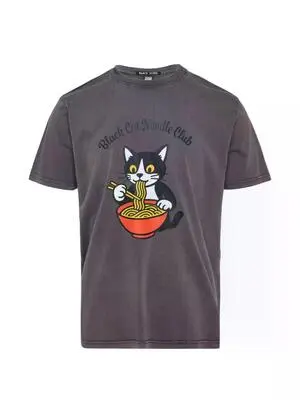 BLACK SCORE Graphic-print T-shirt - Grey