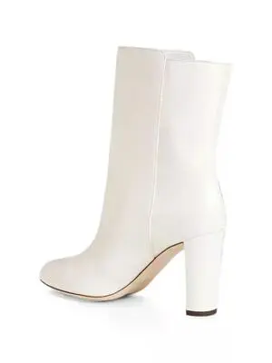 JIMMY CHOO Rina Faux-pearl Embellished Ankle Boots
