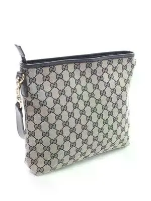 Gucci 2000s Web Stripe Gg Canvas Crossbody Bag