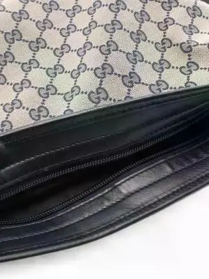 Gucci 2000s Web Stripe Gg Canvas Crossbody Bag