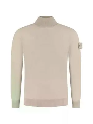 Stone Island Logo-patch Roll-neck Sweater