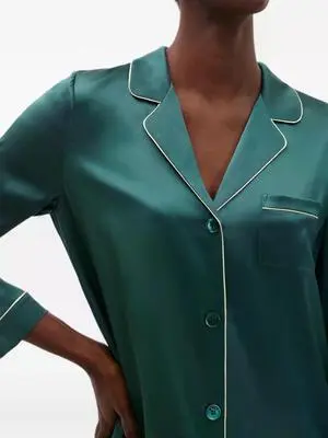 ERES Gala Piping-detail Shirt Dress