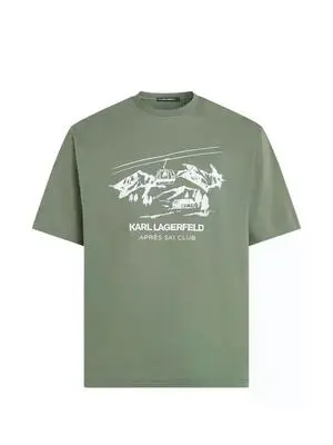 Karl Lagerfeld Après Ski Club T-shirt - Green