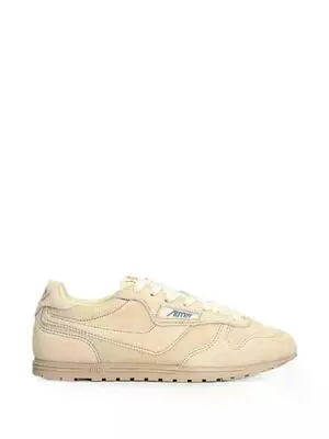 AUTRY Windspin Pony-hair Logo-patch Sneakers