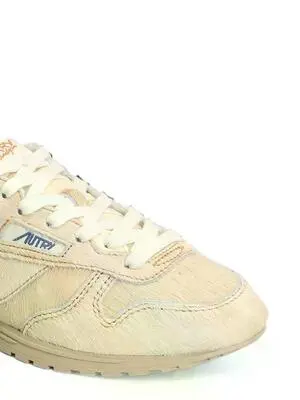AUTRY Windspin Pony-hair Logo-patch Sneakers