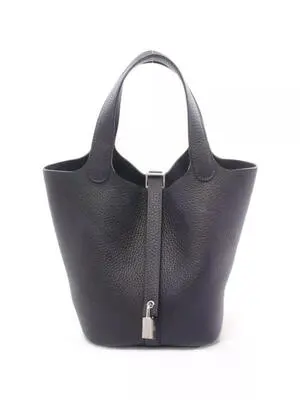 Hermès 2010s Pm Picotin Lock Tote Bag - Grey