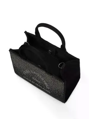 Karl Lagerfeld Rhinestone Square Tote Bag