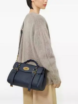 Mulberry Alexa Heavy-grain Crossbody Bag - Blue