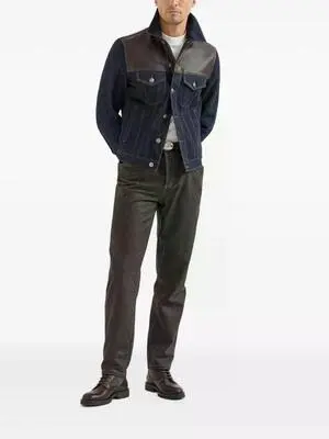 Brunello Cucinelli Virgin Wool Flannel Five-pocket Trousers