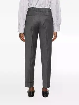 BERWICH Alice Pressed-crease Turn-up Trousers