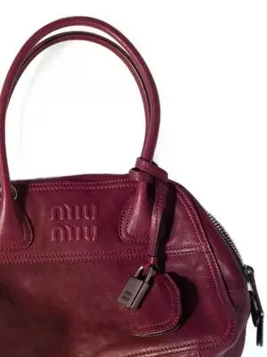 Miu Miu Vivant Nappa Leather Bag