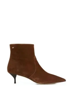 STUART WEITZMAN Mara Ankle Boots - Brown
