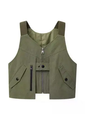 Andersson Bell Zip-up Panelled Vest