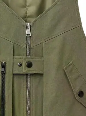 Andersson Bell Zip-up Panelled Vest