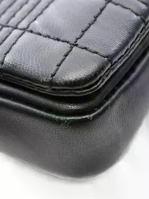 Burberry 2010s Quilted Chain Shoulder Bag - Black