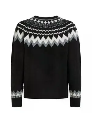 Karl Lagerfeld Fair Isle Knitted Sweater