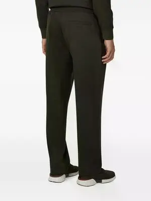 Boggi Milano Joggers In Wool-blend Wooltech