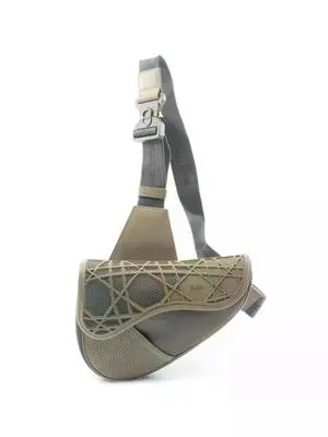 Dior 2010s Saddle Body Bag - Grey