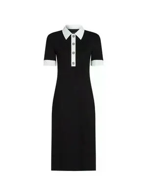 Karl Lagerfeld Contrast-collar Dress