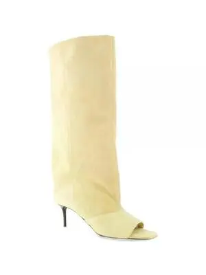IRO PARIS Open-toe Suede Boots
