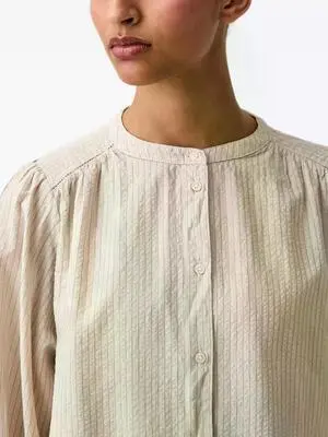 Marc O'polo Striped Seersucker Blouse