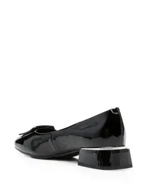 LINDA BAUMANN Buckle-detail Block-heel Pumps