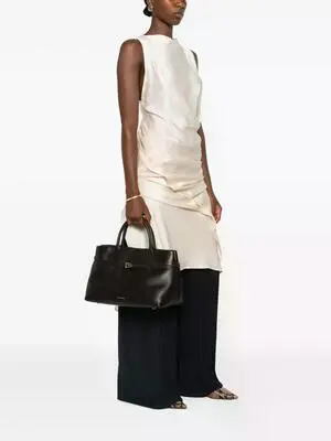 Manu Atelier 35 Le Cambon Leather Tote Bag - Brown