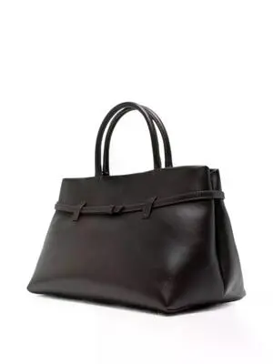 Manu Atelier 35 Le Cambon Leather Tote Bag - Brown