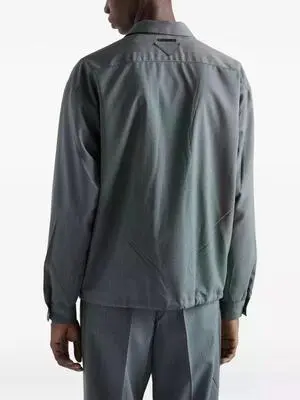 Prada Wool Zipper Shirt