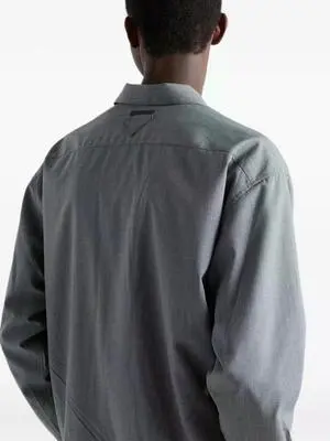 Prada Wool Zipper Shirt