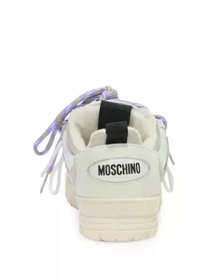 Moschino Logo-patch Panelled Sneakers