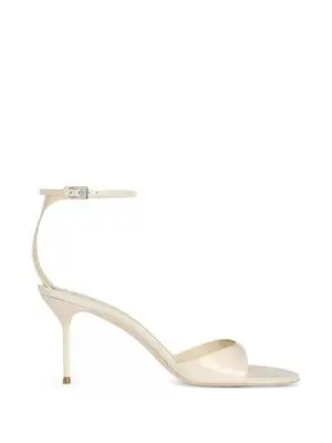 Paris Texas Lidia Patent-leather Sandals - Neutrals