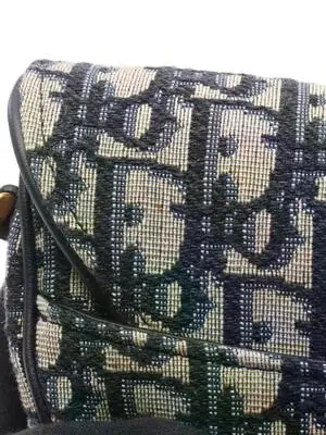 Dior 2010s Oblique Saddle Shoulder Bag - Neutrals