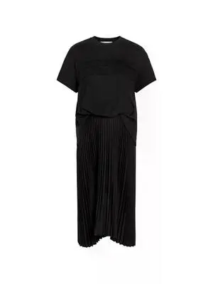 3.1 Phillip Lim Pleated Layered Dress - Black