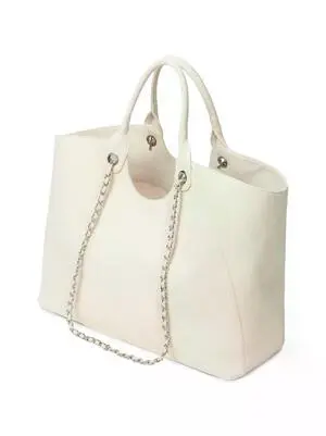 Karl Lagerfeld Medium Rue St-guillaume Square Tote Bag - Neutrals