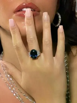 FANTASIA BY DESERIO Sapphire And Cubic Zirconia Ring
