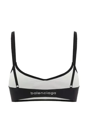 Balenciaga Logo-print Cropped Top