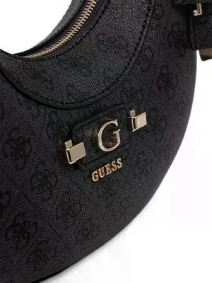 Guess Lindsey Monogram-print Curved Tote Bag