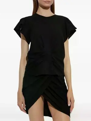 Isabel Marant Étoile Tully Gathered Top - Black