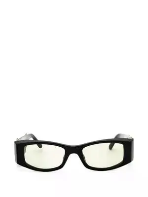 Palm Angels Rectangle-frame Sunglasses - Black