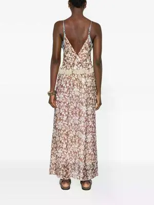 BIKINI MI.MA Paisley-print Fringed Maxi Dress
